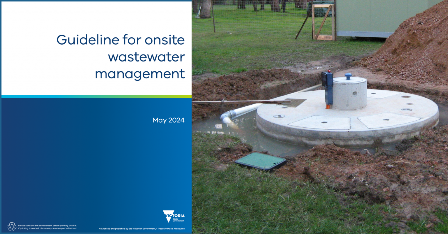 A new guideline for onsite wastewater management - RMCG